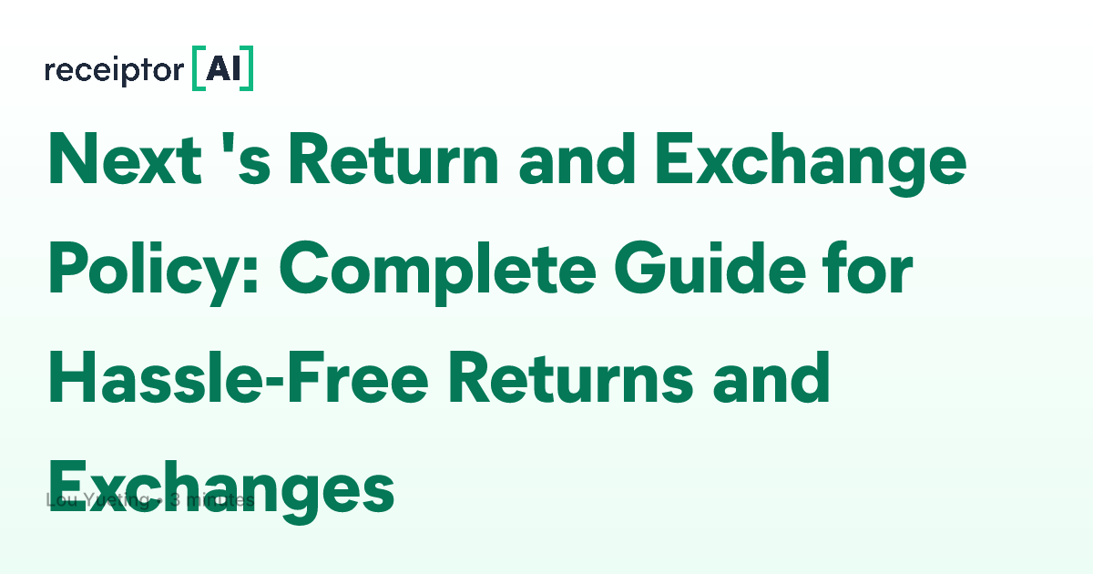 Next 's Return and Exchange Policy: Complete Guide for Hassle-Free Returns and Exchanges ...