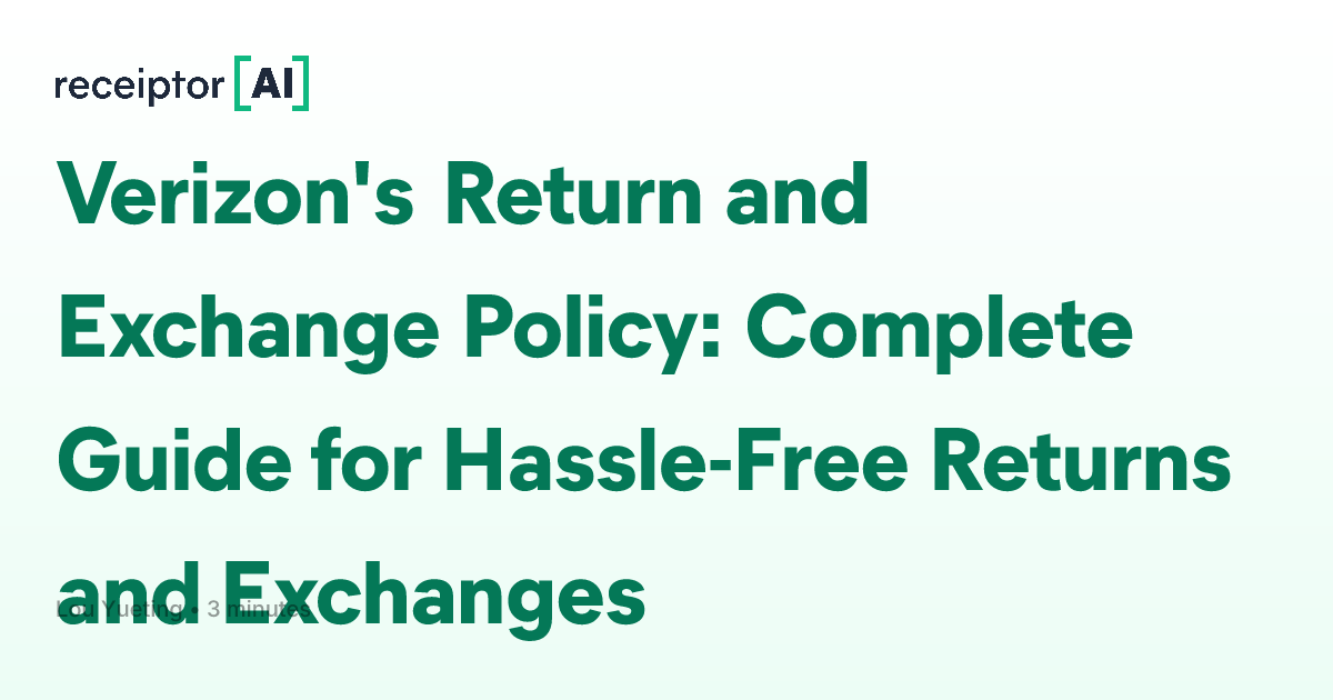 Verizon's Return and Exchange Policy: Complete Guide for Hassle-Free ...