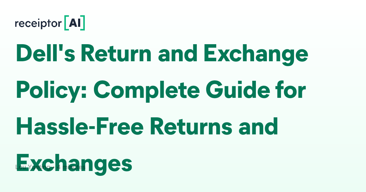 Dell's Return and Exchange Policy: Complete Guide for Hassle-Free Returns and Exchanges | Guides ...