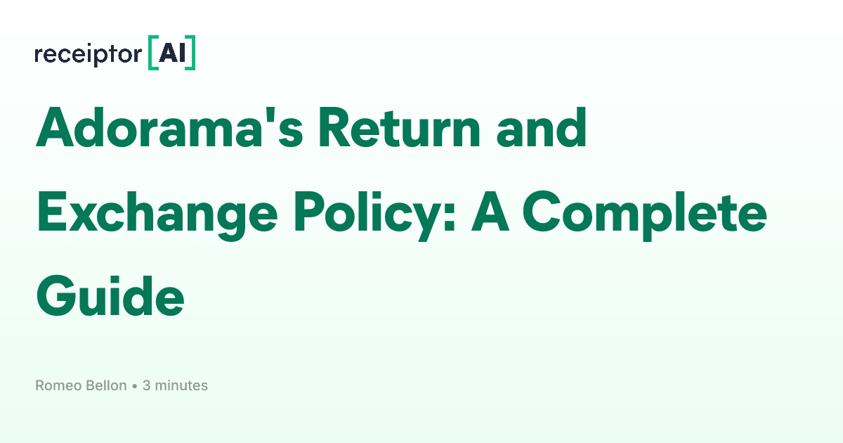 Adorama's Return and Exchange Policy: A Complete Guide | Guides ...