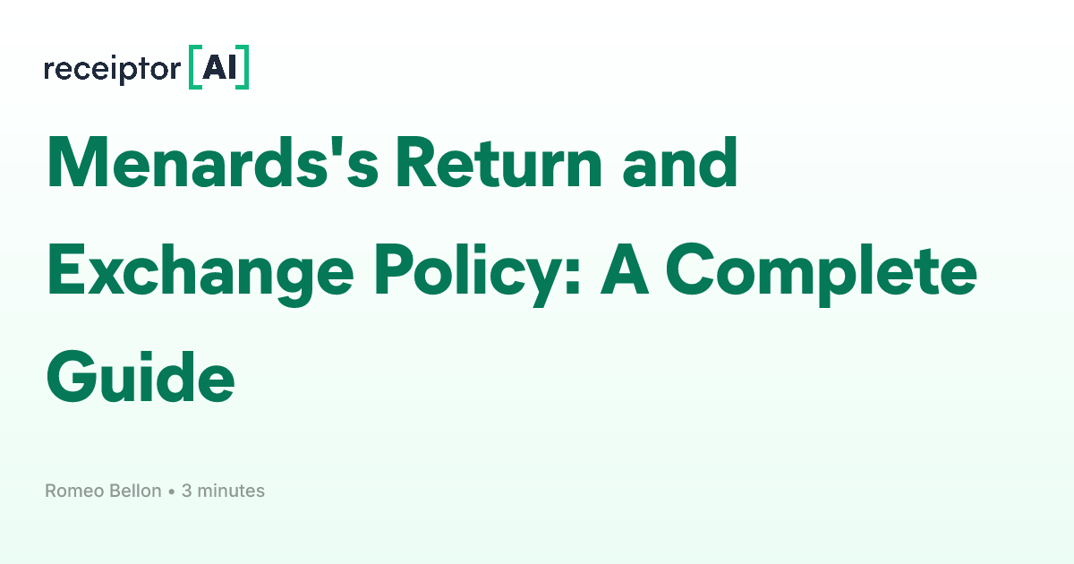 Menards's Return and Exchange Policy: A Complete Guide | Guides ...