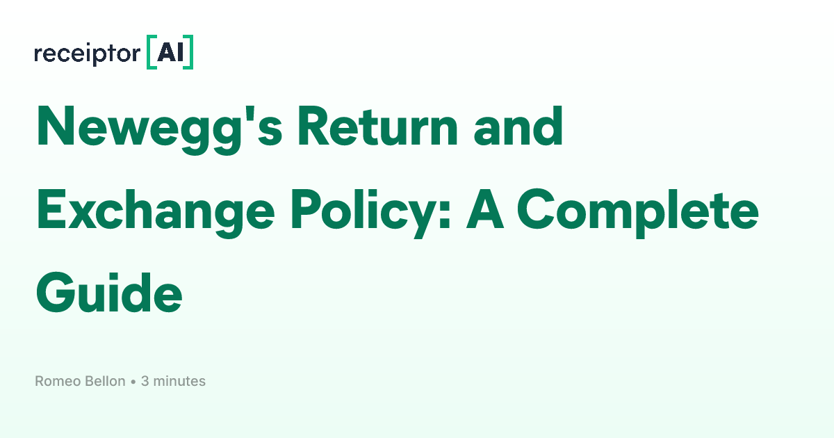 Newegg's Return and Exchange Policy: A Complete Guide | Guides ...