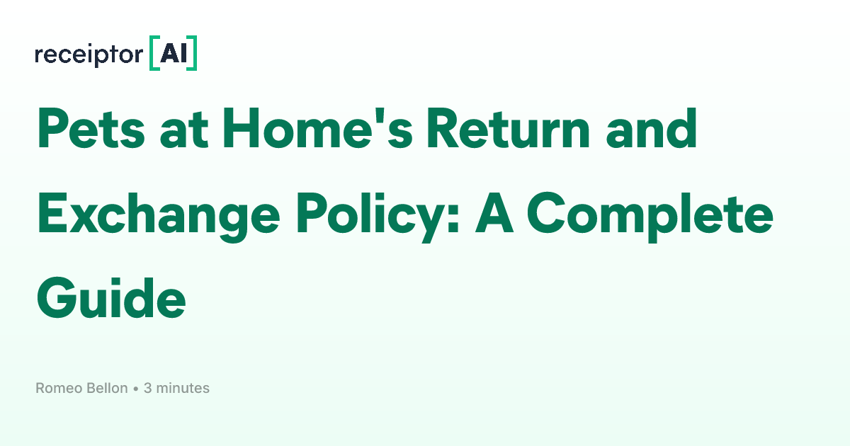 Pets at Home's Return and Exchange Policy: A Complete Guide | Guides ...