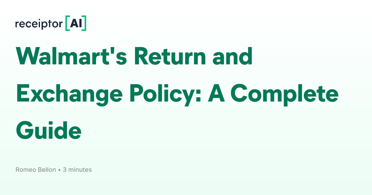 Walmart's Return and Exchange Policy: A Complete Guide | Guides ...