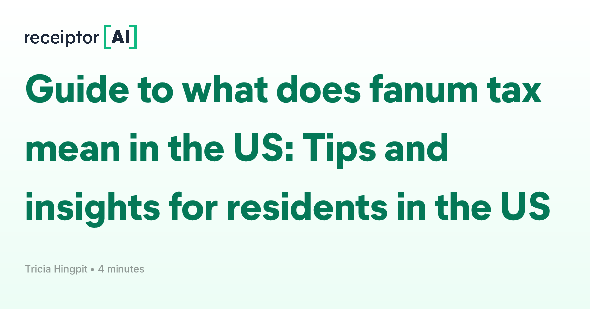Guide to what does fanum tax mean in the US: Tips and insights for ...